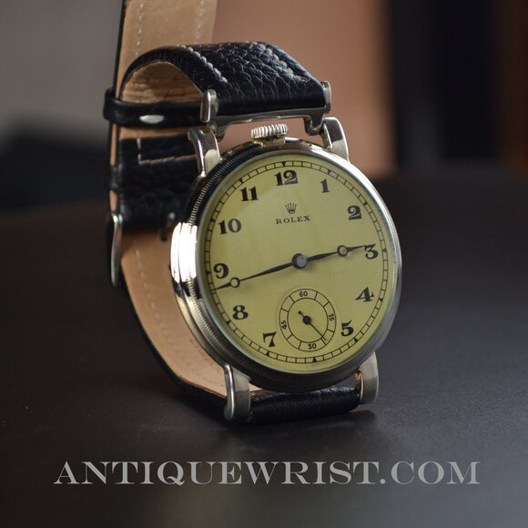 Rolex | Accessories | 45mm Rolex Lever Vintage Mens Watch Military ...